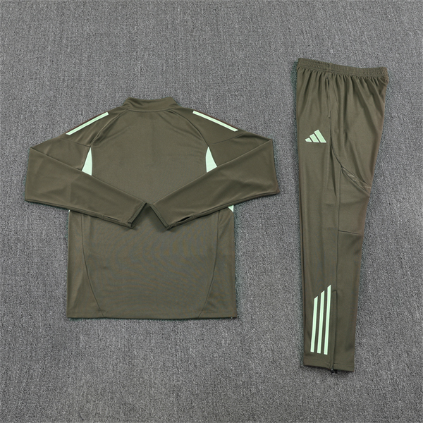 25-26 Real Madrid Khaki Training Suit Kit
